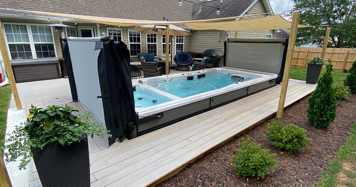 Swim spa covers: Everything you need to know - H2X Blog